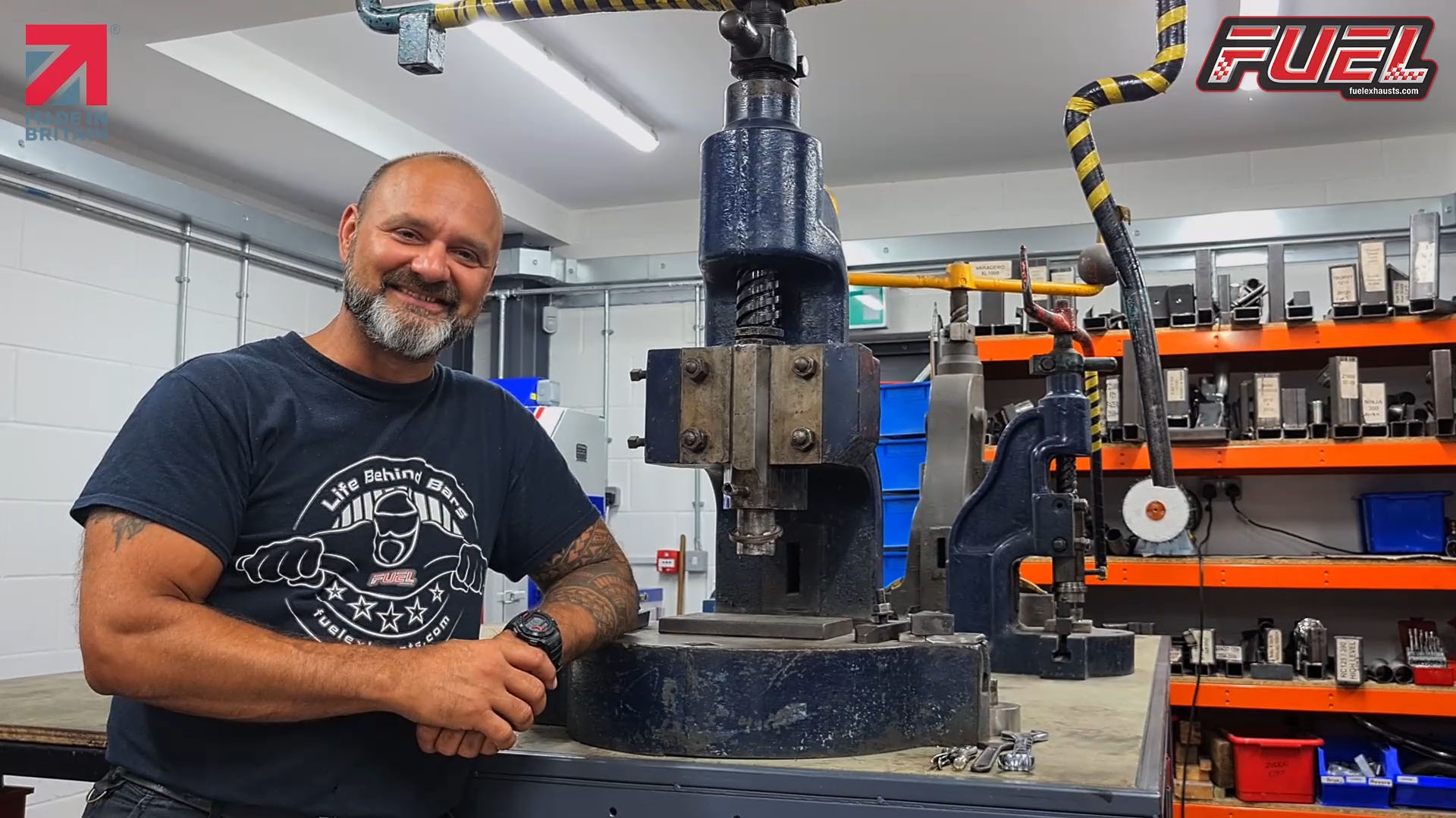 Using Fly Presses during the Manufacture of Aftermarket Motorcycle ...